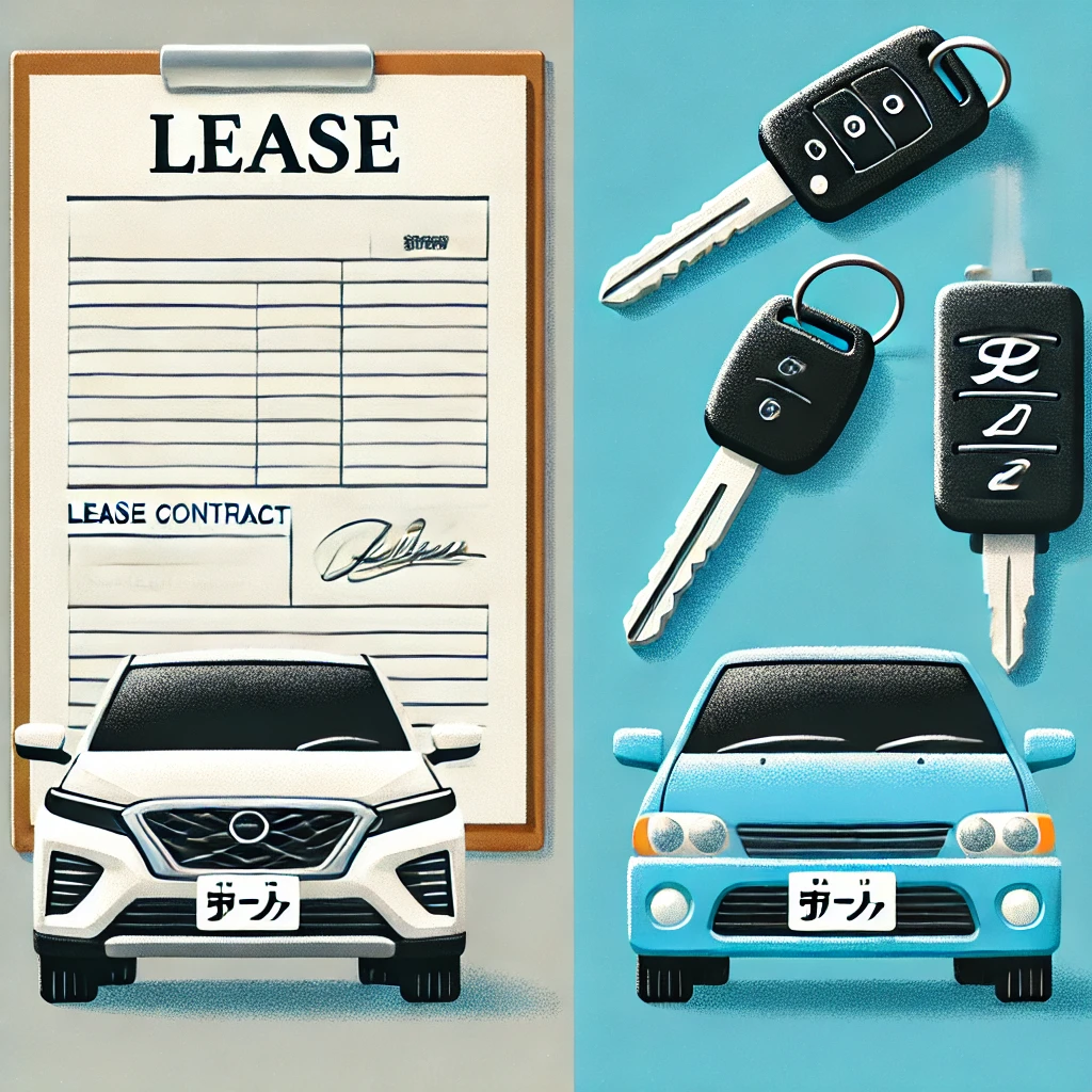 わナンバーの代車ではなくリース車を選ぶ方法